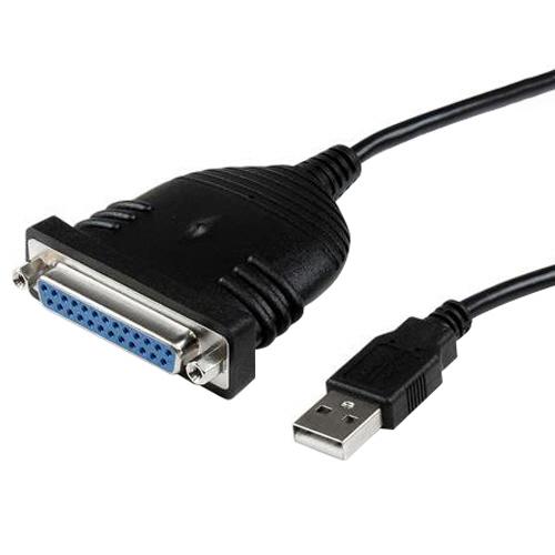 USB−パラレル（D−Sub25ピン）プリンタアダプタケーブル ZU2003S 1.8m ICUSB1284D25 1本 （お取寄せ品 ...