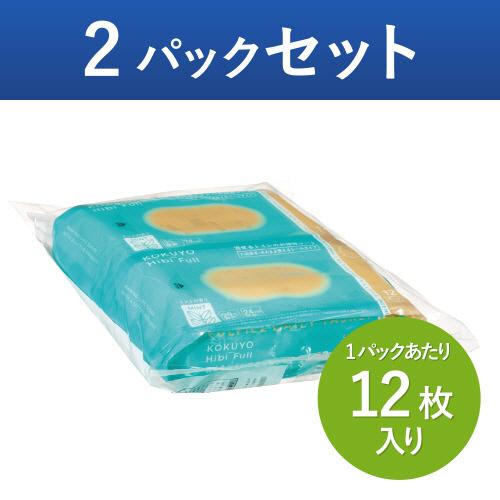 KOKUYO HibiFull（ヒビフル） 流せるトイレのお掃除シート 大判厚手 ミントの香り KHF−TDS101−3X2 1パック（24枚：12枚×2個） : ぱーそなるたのめーる ...