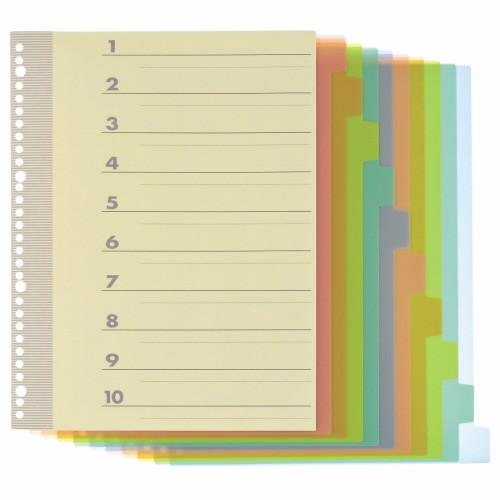 大塚商会 TANOSEE インデックス（PP） A4タテ 2・4・30穴 10山1組 1パック : ぱーそなるたのめーる - 通販 - Yahoo!ショッピング