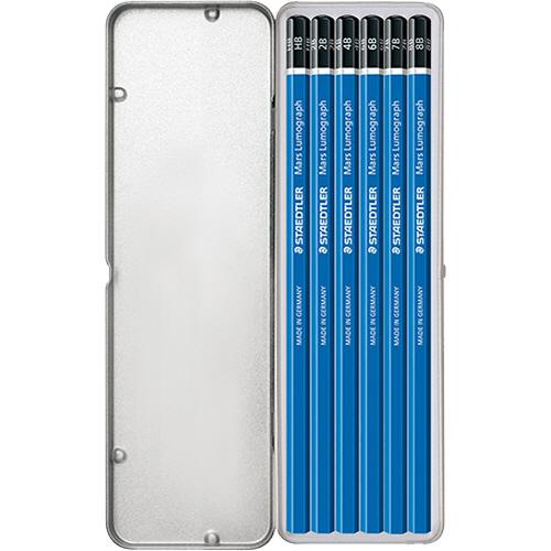 ステッドラー ステッドラー マルス ルモグラフ 製図用高級鉛筆 6硬度セット 100 G6 1セット （お取寄せ品） : ぱーそなるたのめーる - 通販 - Yahoo!ショッピング