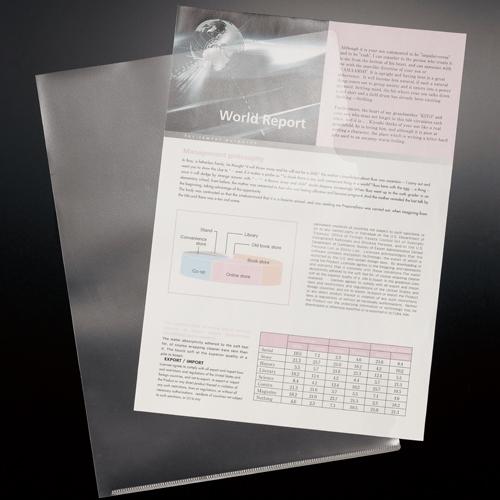 TANOSEE 薄型エンボスクリアホルダー A4 1パック（100枚） :3180969:ぱーそなるたのめーる - 通販 - Yahoo!ショッピング