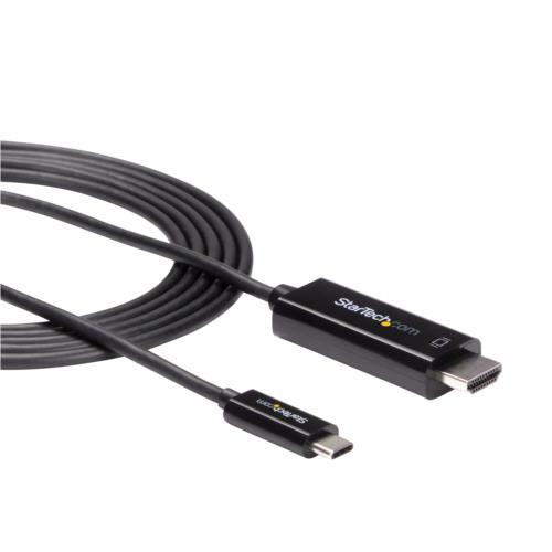 StarTech．com USB TypeC−HDMI変換ケーブル 2m ブラック CDP2HD2MBNL 1本 （お取寄せ品） :3429334:ぱーそなるたのめーる - 通販 ...