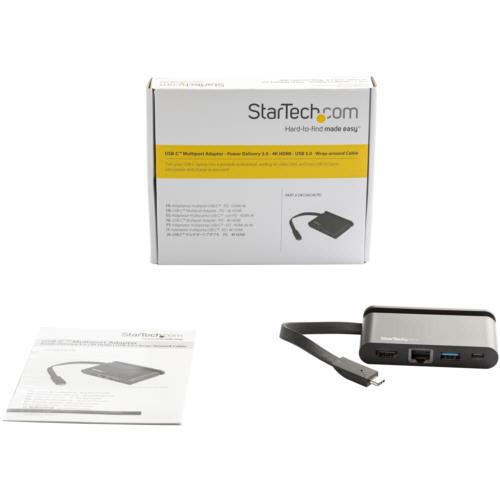StarTech USB Type−C接続マルチアダプタ ブラック DKT30CHCPD 1個 :3430804:ぱーそなるたのめーる ...