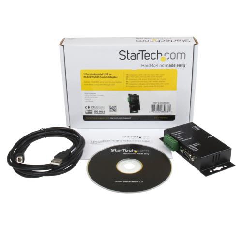 StarTech 産業用USB−1ポートRS422／RS485シリアル変換絶縁型アダプタ ブラック ICUSB422IS （お取寄せ品 ...