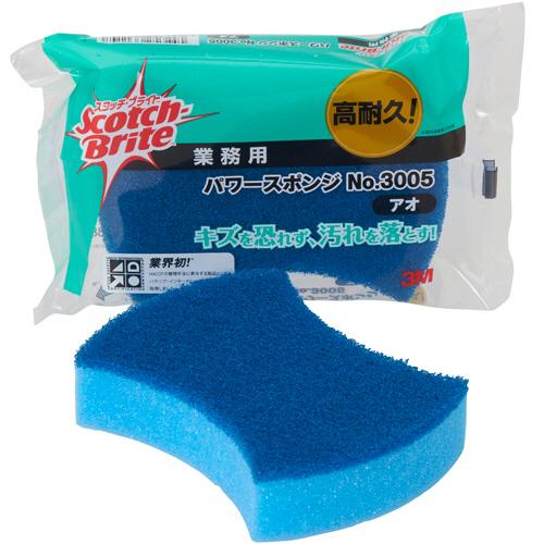 3M 3M スコッチ・ブライト パワースポンジ No．3005 ブルー 3005 BLU 1個 : ぱーそなるたのめーる - 通販 ...