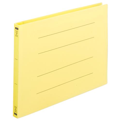 大塚商会 TANOSEE フラットファイル（再生PP） A4ヨコ 150枚収容 背幅18mm イエロー 1パック（5冊） : ぱーそなる ...