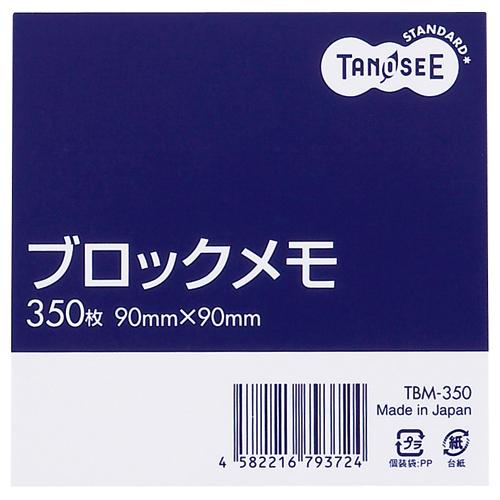 大塚商会 TANOSEE ブロックメモ 90×90mm 1冊 : ぱーそなるたのめーる - 通販 - Yahoo!ショッピング