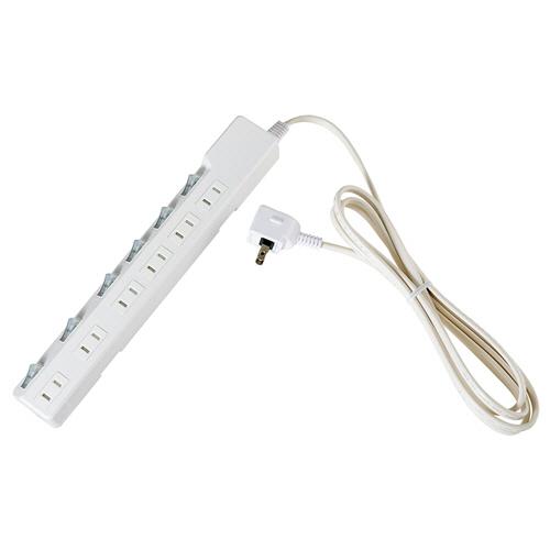 ELPA 耐雷スイッチ付タップ ブレーカー付 6個口 2m WLK−62B（W） : 5453931 : ぱーそなるたのめーる - 通販 - Yahoo!ショッピング