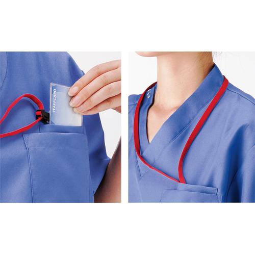 自重堂 WHISeL 男女兼用スクラブ ツイル ネービー Mサイズ WH11485−029−M 1着 （メーカー直送品） :5969210:ぱーそなるたのめーる - 通販 - Yahoo!ショッピング