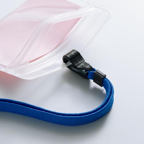 TANOSEE 吊下げ名札 防水チャック付 赤 1パック（10個） :6162894:ぱーそなるたのめーる - 通販 - Yahoo!ショッピング