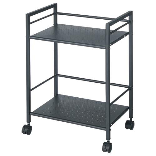 山善 YAMAZEN パンチングワゴン 2段 ブラック LSDT−2（BK） 1台 : ぱーそなるたのめーる - 通販 - Yahoo!ショッピング