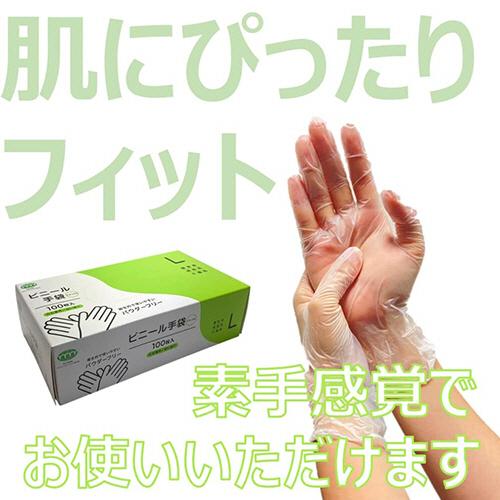 アルフォーインターナショナル ビニール手袋 パウダーフリー ナチュラル L T−004 1箱（100枚） : ぱーそなるたのめーる - 通販 - Yahoo!ショッピング
