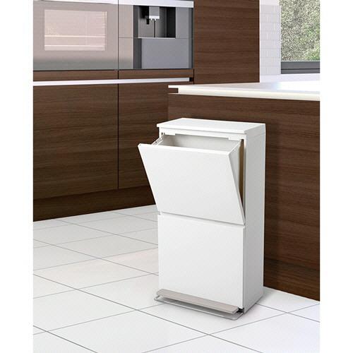 アスベル アスベル 分別ペダル2段ワイド 40L ホワイト A6604 1台 : ぱーそなるたのめーる - 通販 - Yahoo!ショッピング