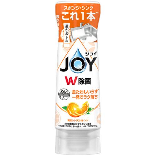 P&G P＆G ジョイ W除菌 コンパクト 逆さボトル 贅沢シトラスオレンジの香り 本体 290mL 1本 : ぱーそなるたのめーる - 通販 - Yahoo!ショッピング