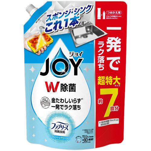 P&G P＆G ジョイ W除菌 コンパクト W消臭 フレッシュクリーン つめかえ用 超特大 930mL 1個 : ぱーそなるたのめーる - 通販 - Yahoo!ショッピング