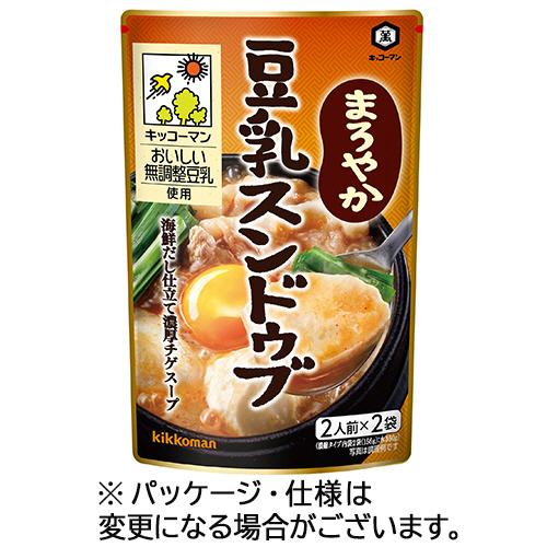 kikkoman キッコーマン まろやか豆乳スンドゥブ 156g（2人前×2袋） 1パック : ぱーそなるたのめーる - 通販 - Yahoo!ショッピング