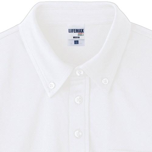 ボンマックス（ユニフォーム） ボンマックス 4．3オンスボタンダウンドライポロシャツ（ポリジン加工） メッシュ ホワイト 4Lサイズ MS3119−15−4L 1着 （お取寄せ品） : ぱーそ ...