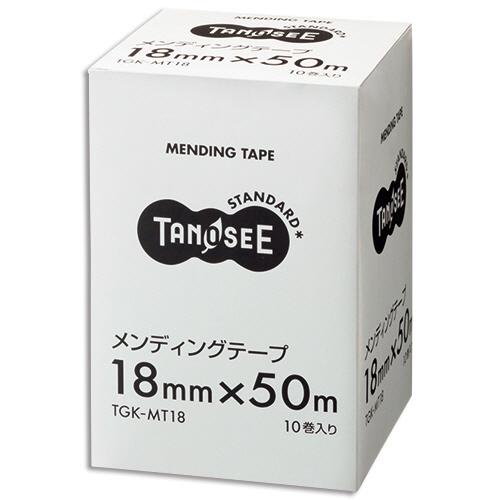 TANOSEE メンディングテープ 18mm×50m 透明 1セット（20巻） :7192678:ぱーそなるたのめーる - 通販 - Yahoo!ショッピング