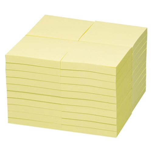 3M ポスト・イット 業務用パック ノート 再生紙 75×75mm イエロー 6544−Y 1パック（40冊） :8193483:ぱーそなるたのめーる - 通販 - Yahoo!ショッピング