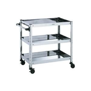 TRUSCO中山 TRUSCO SUS430ステンレスワゴン W770×D520×H800 SUS4−511B 1台（直送） : ぱーそなる ...