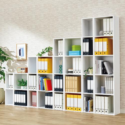 山善 YAMAZEN カラーボックス A4ブラザーズ 2段 幅400×奥行290×高さ735mm ホワイト CABR−7540（WH） : ぱーそなるたのめーる - 通販 - Yahoo!ショッピング