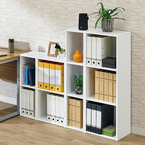 山善 YAMAZEN カラーボックス A4ブラザーズ 2段 幅400×奥行290×高さ735mm ホワイト CABR−7540（WH） : ぱーそなるたのめーる - 通販 - Yahoo!ショッピング