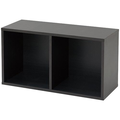 山善 YAMAZEN カラーボックス A4ブラザーズ 2段 幅400×奥行290×高さ735mm ダークブラウン CABR−7540（DBR） : ぱーそなるたのめーる - 通販 ...