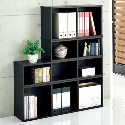 山善 YAMAZEN カラーボックス A4ブラザーズ 3段 幅250×奥行290×高さ1090mm ダークブラウン CABR−1125（DBR） : ぱーそなるたのめーる - 通販 ...