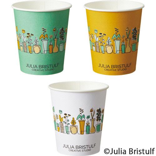 大塚商会 TANOSEE 紙コップ Plants（プランツ） 205mL（7オンス） 1パック（80個） : ぱーそなるたのめーる - 通販 ...