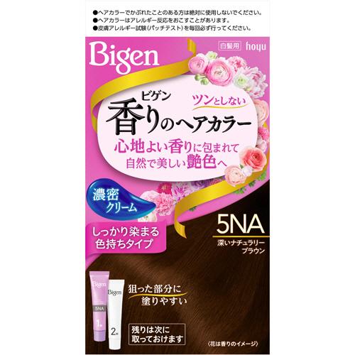 hoyu hoyu ビゲン 香りのヘアカラー クリーム 5NA（深いナチュラリーブラウン） 1個 （お取寄品） : ぱーそなるたのめーる - 通販 - Yahoo!ショッピング