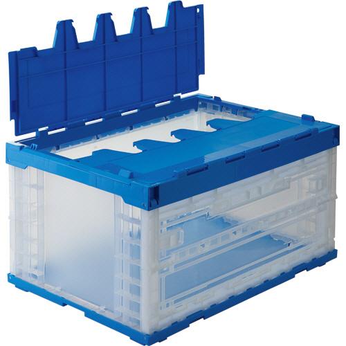 三甲 折りたたみコンテナ扉付 長側1面扉付 75L フタあり 557610−00 1台 : ぱーそなるたのめーる - 通販 - Yahoo!ショッピング