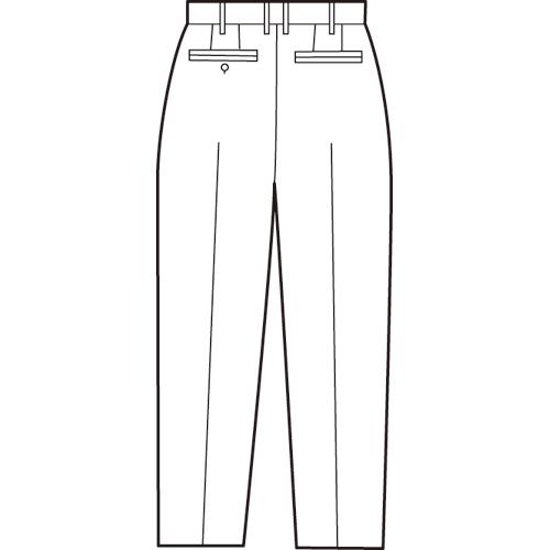 アルトコーポレーション ツータックワークパンツ 制電裏綿 ベージュ ウエスト106cm BF516−2−106 1着 （メーカー直送品 ...