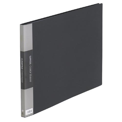 KING JIM キングジム クリアーファイル カラーベース A3ヨコ 20ポケット 背幅16mm 黒 150C−BK 1セット（10冊） （お取寄せ品） : ぱーそなるたのめーる - 通販 ...