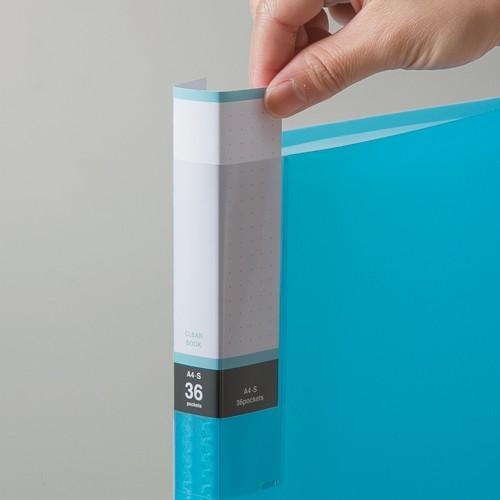 TANOSEE クリアブック（透明表紙） A4タテ 24ポケット 背幅15mm オレンジ 1セット（10冊） : 9104049 : ぱーそなるたのめーる - 通販 - Yahoo!ショッピング