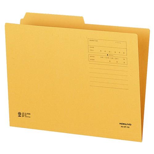 KOKUYO コクヨ 1／2カットフォルダー A4 第1見出し A4−2F−1N 1セット（20冊） : ぱーそなるたのめーる - 通販 - Yahoo!ショッピング