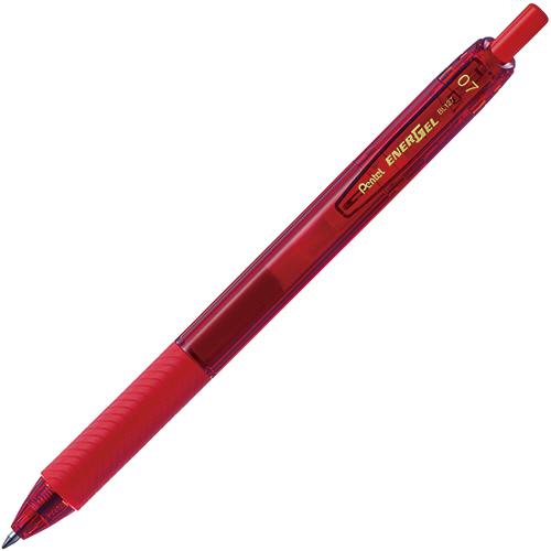 ぺんてる（Pentel） ゲルインキボールペン エナージェルエス 0．7mm 赤 BL127−B 1セット（10本） : ぱーそなるたのめーる - 通販 - Yahoo!ショッピング
