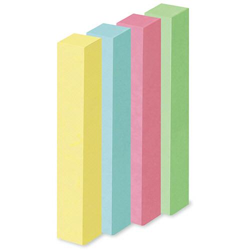 コクヨ タックメモ（付箋タイプ） ハーフサイズ 75×12．5mm 4色ミックス メ−1014 1セット（40冊：4冊×10パック） （お取寄せ品） :9171787:ぱーそなるたのめーる ...