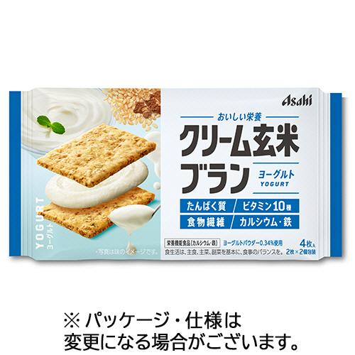 アサヒグループ食品 クリーム玄米ブラン ヨーグルト 72g（2枚×2袋）／パック 1セット（6パック） アサヒグループ食品 : ぱーそなるたのめーる - 通販 - Yahoo!ショッピング