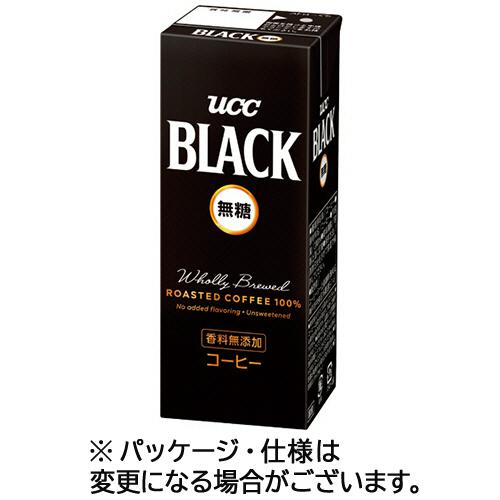 UCC BLACK 無糖 200ml 紙パック 1セット（48本：24本×2ケース） : ぱーそなるたのめーる - 通販 - Yahoo!ショッピング