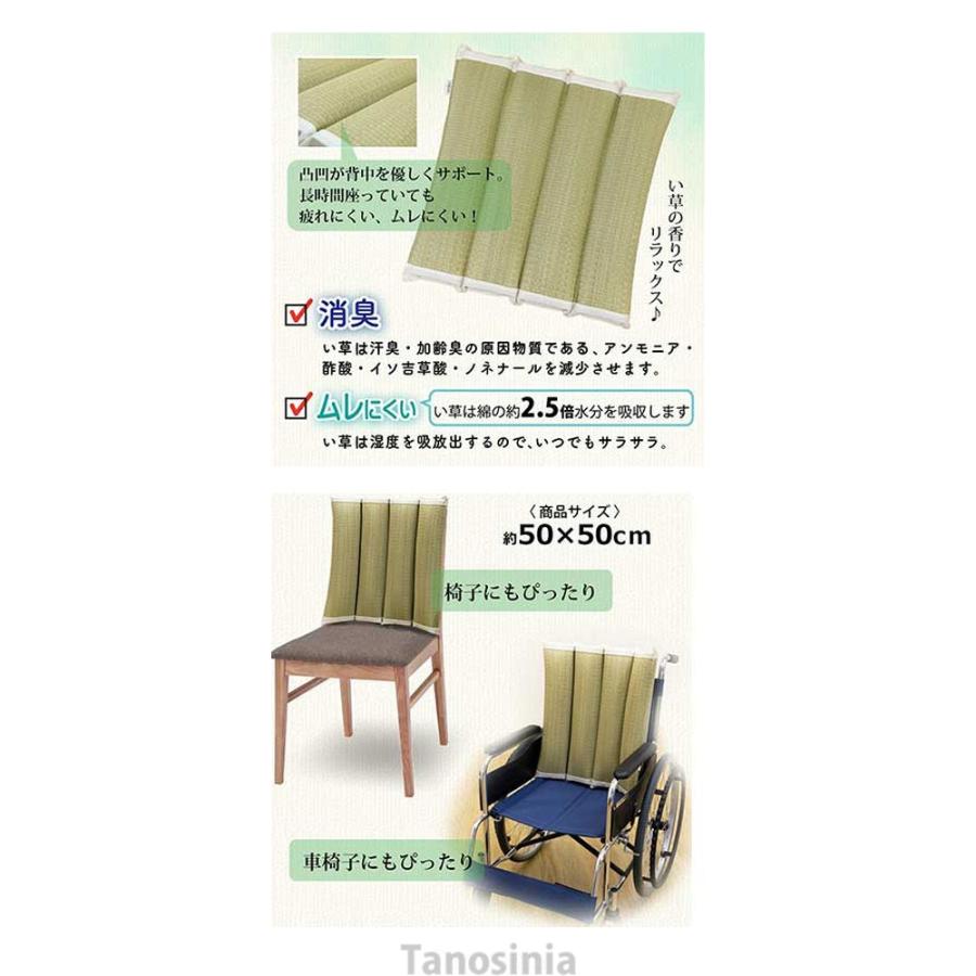 車椅子用 背中 クッション 車いす 車イス ムレにくい 通気性 い草 消臭 背中さらっとクッション 7713209 イケヒコ・コーポレーション k24-1 爆買 : ウォーキングポール・健康 ...