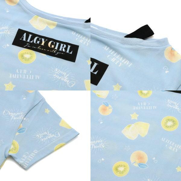 algy 【セール/30%OFF】24'盛夏新作 ALGY アルジー 接触冷感フルーツ総柄Tシャツ g307124 半袖 半そで 女の子 ガールズ キッズ ジュニアJr 子供服 : ベビー子供 ...