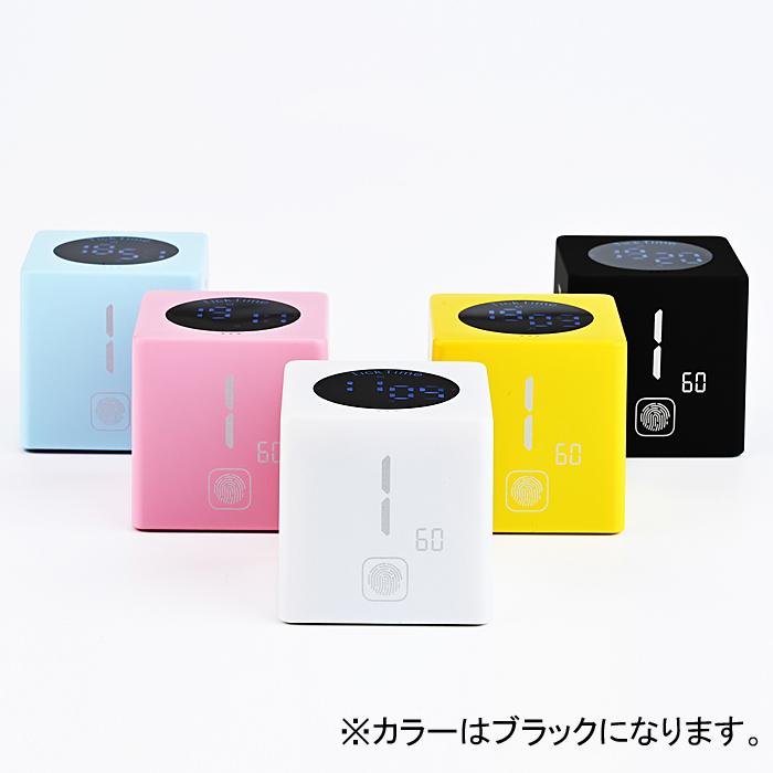 ラーノウ TK1-Bl1 TickTime Cube 楽しく時間管理ができるポモドーロタイマー ブラック (TK1Bl1) - 調理器具