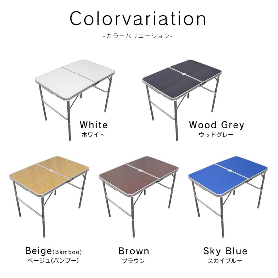 90cm アルミテーブル 折畳み アウトドア レジャー 折りたたみ 軽量 アルミ テーブル お花見 キャンプ BBQ 台 机 茶 MERMONT : a61a002-1 : TANTO ...