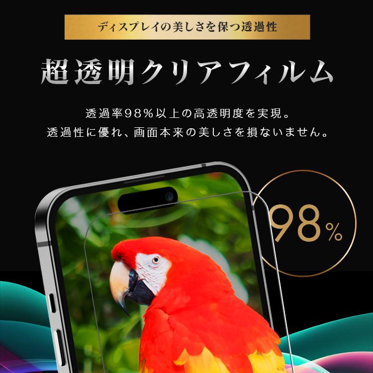 WEIMALL iPhone 保護フィルム ガラスフィルム 硬度9H 強化ガラス 指紋防止 高透明 iPhone14 pro max Plus 13 12 11 mini iPhone8 ...
