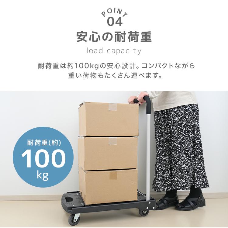 WEIMALL 台車 平台車 折りたたみ 軽量 100kg キャスター付き台 静音台車 スリム キャリーカート : 油圧ジャッキ&脚立のtantobazarshop - 通販 - Yahoo ...