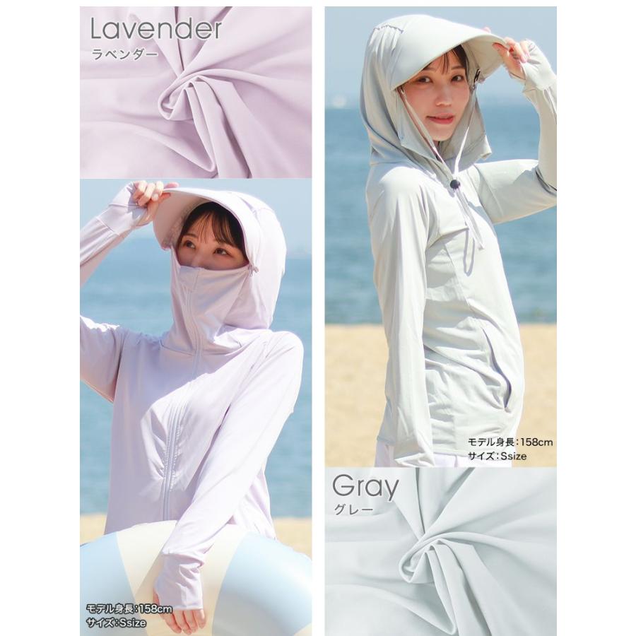 WEIMALL UVカットパーカー レディース つば付き ラッシュガード 長袖 遮光 UPF50 接触冷感 収納袋付き 体型カバー 吸汗速乾 耐塩素加工 : 油圧ジャッキ&脚立の ...