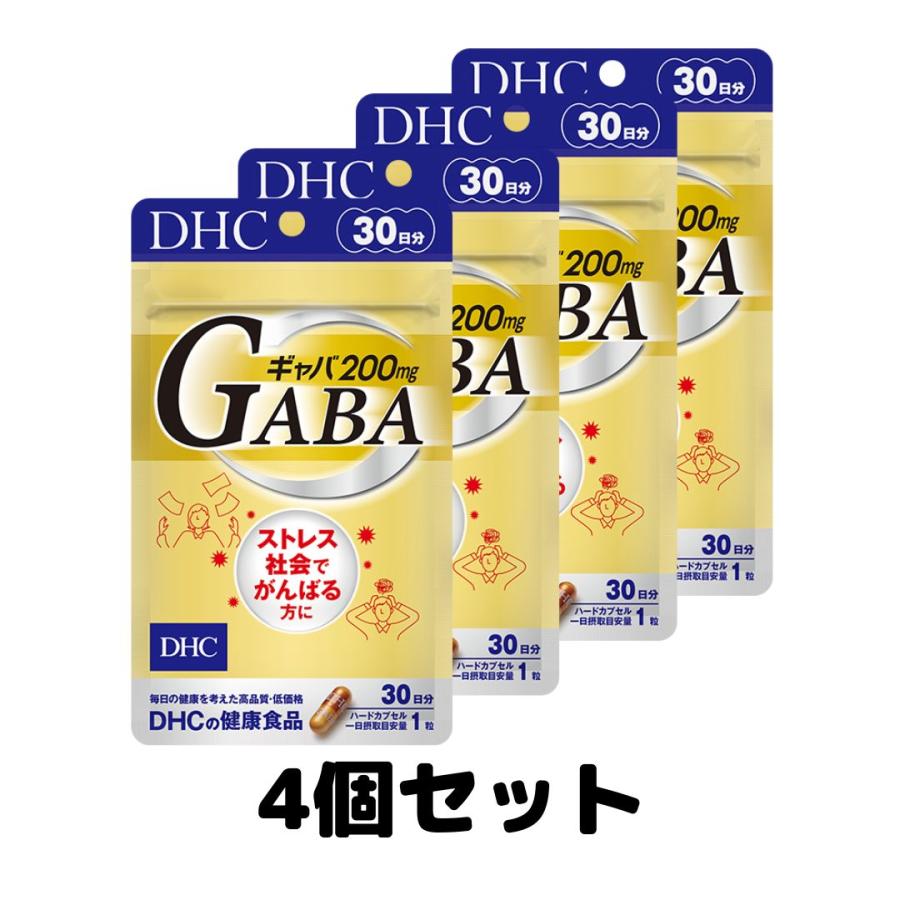 DHC ギャバ GABA 30日分 4個セット サプリメント : TAO商店 - 通販 - Yahoo!ショッピング