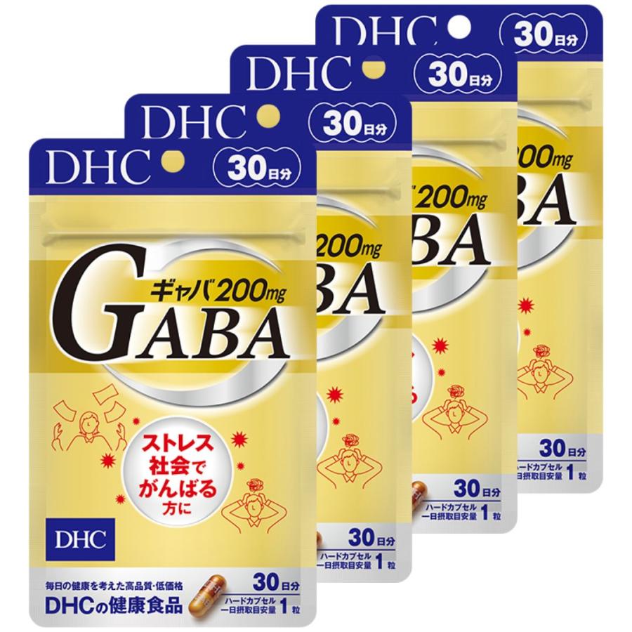 DHC ギャバ GABA 30日分 4個セット サプリメント : TAO商店 - 通販 - Yahoo!ショッピング