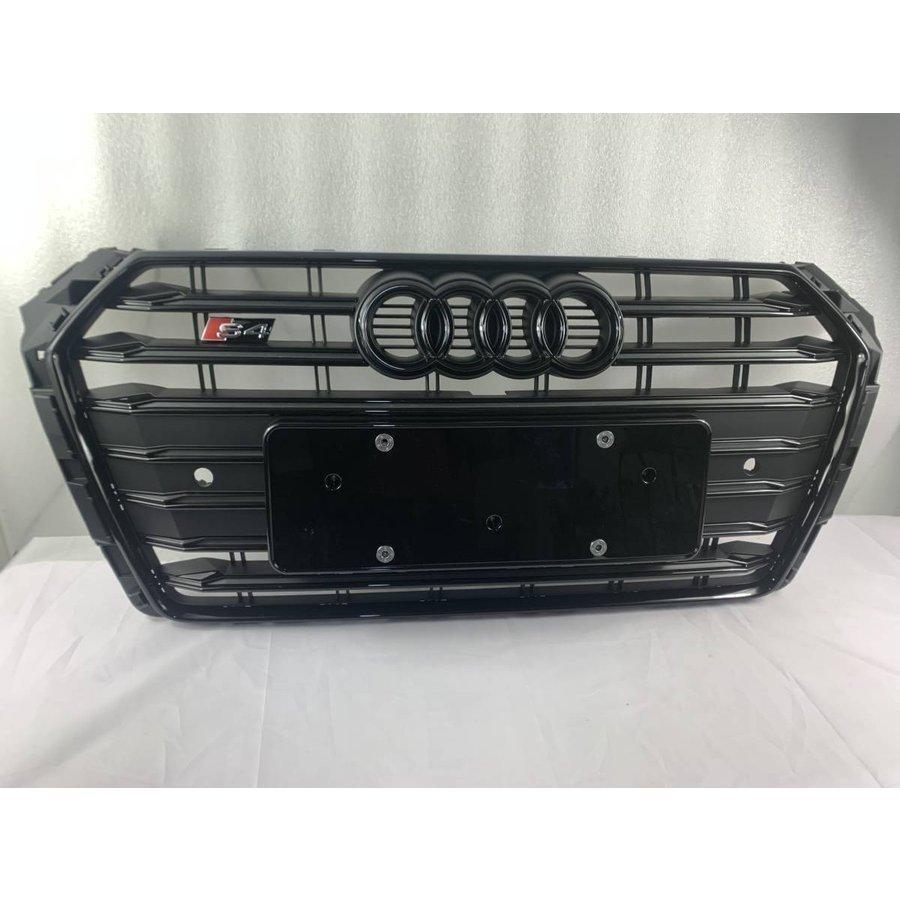 Audi アウディ A4 S4フロント グリル ブラック フレーム ブラックエンブレム (2017?2019) 1P : p21425521187d : taotaoショップ - 通販 ...