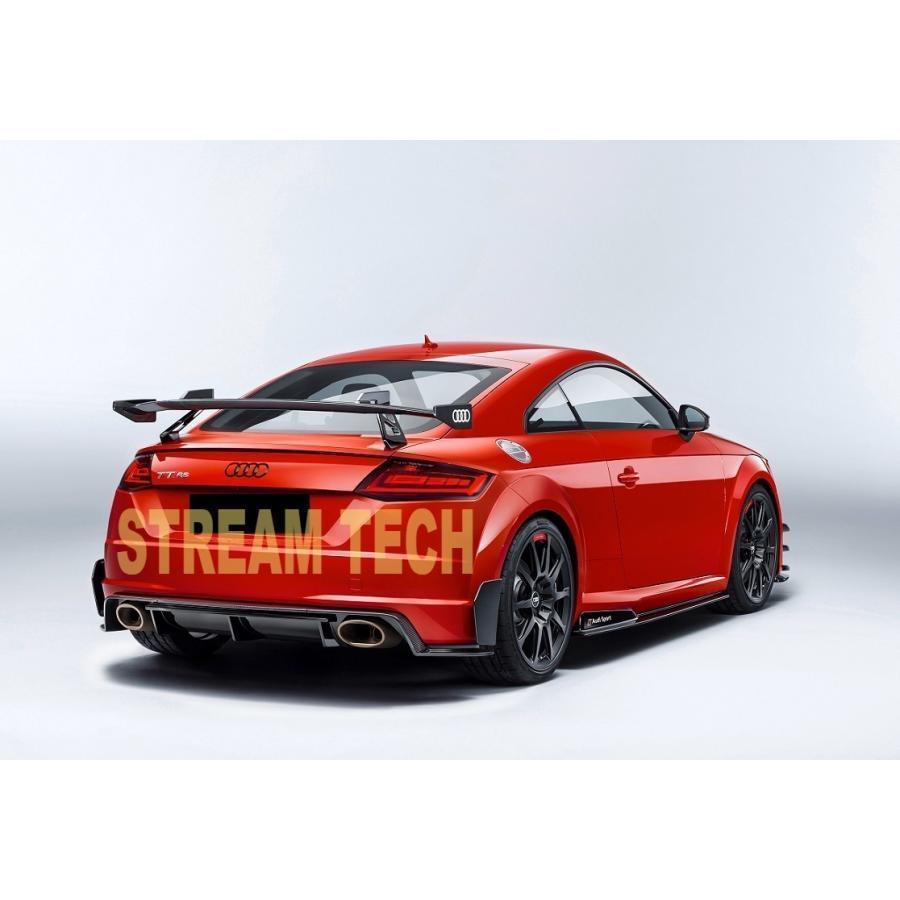 AUDI アウディ 8S TT TTS TTRS クーペ ロードスター用 R8 AUDI SPORTSタイプ ドライカーボン GTウイング ...